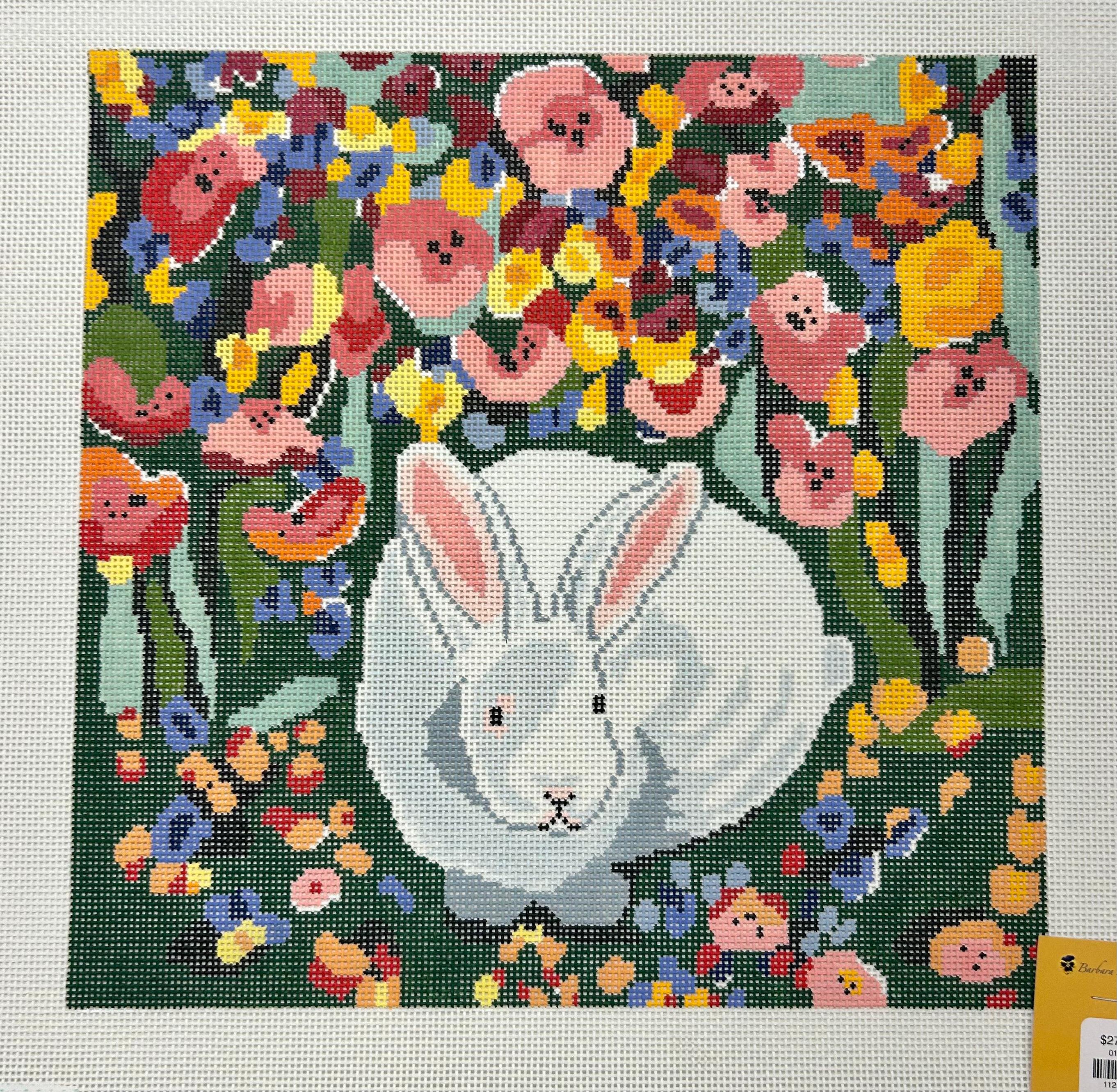 Garden Bunny – Barbara's Needlepoint