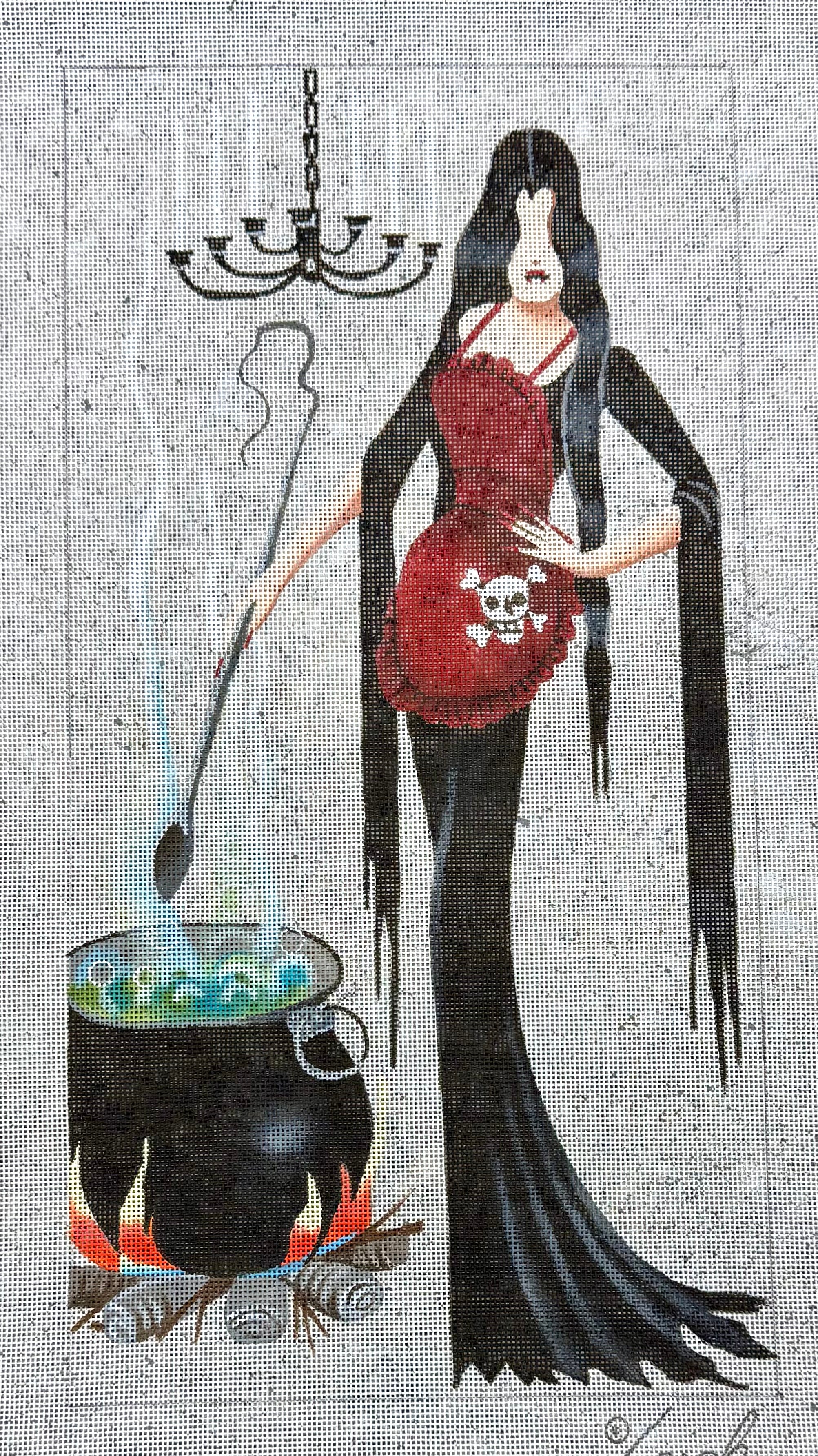 Leigh Designs Ladies of the Night Fala – Barbara's Needlepoint