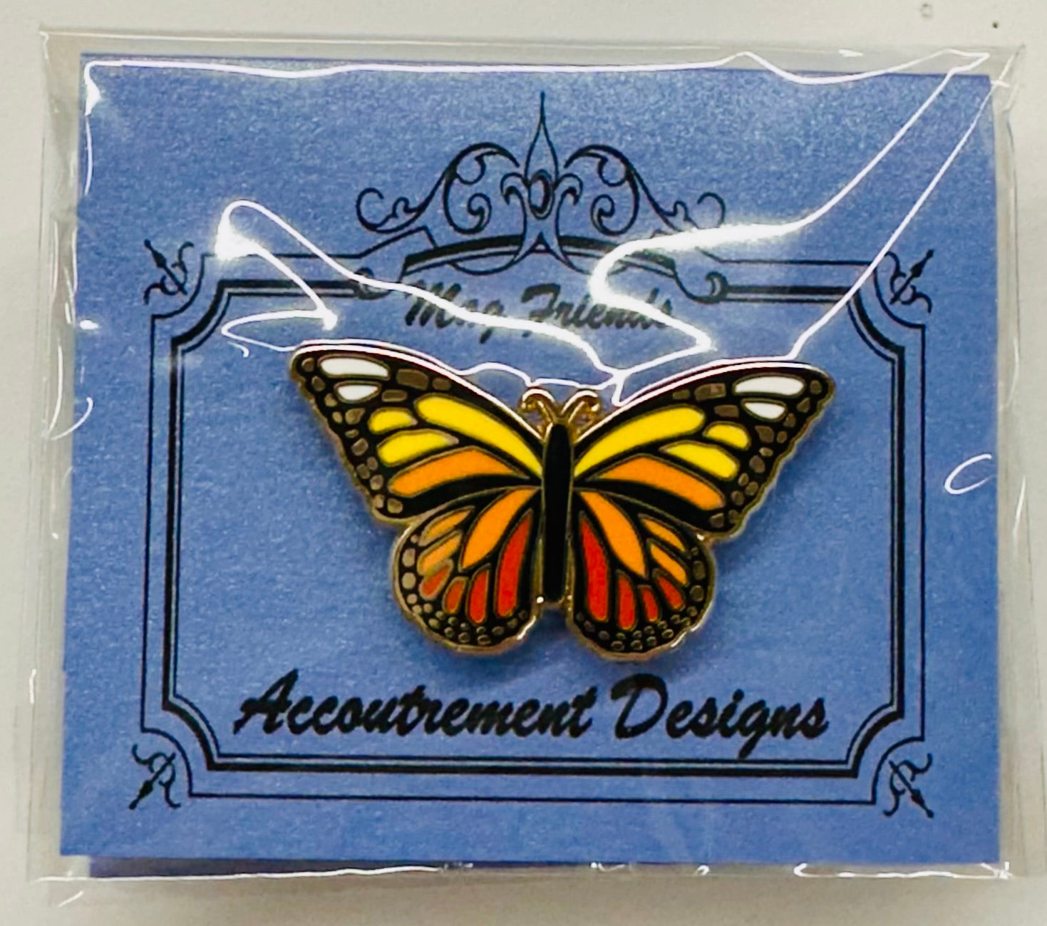 Accoutrement Needle Minder - Monarch Butterfly – Barbara's Needlepoint