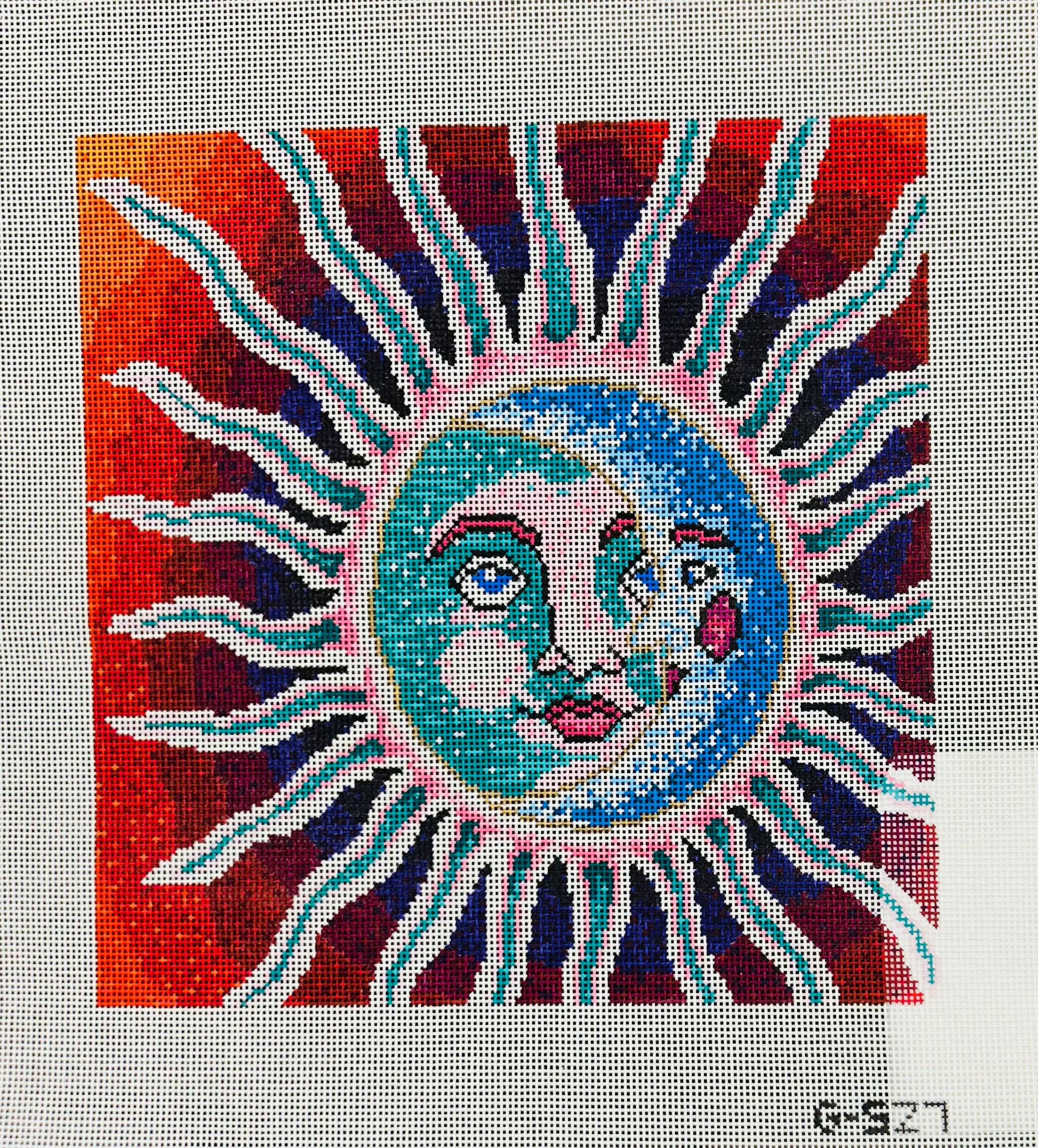 Meredith Collection Sun and Moon – Barbara's Needlepoint