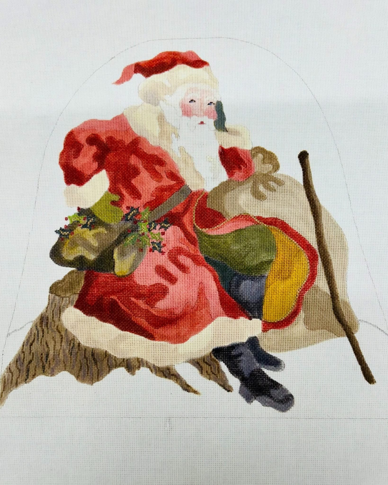 Ann Hanson 2025 Limited Edition Santa – Barbara's Needlepoint