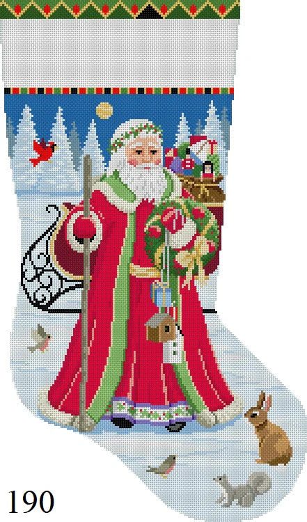 Susan Roberts Birdhouse Delivery Stocking – Barbara's Needlepoint
