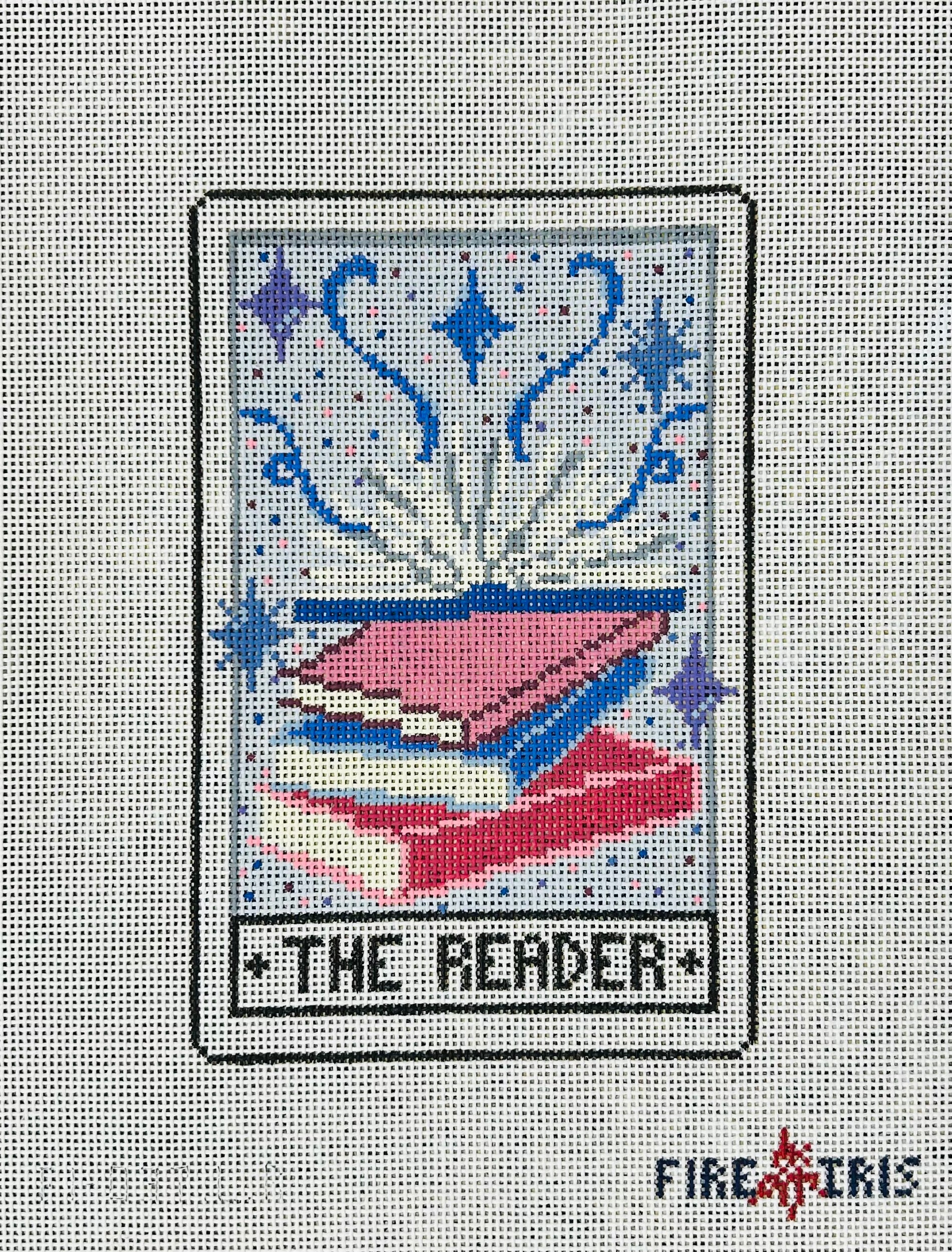 Fire and Iris Reader Tarot Card Large – Barbara's Needlepoint