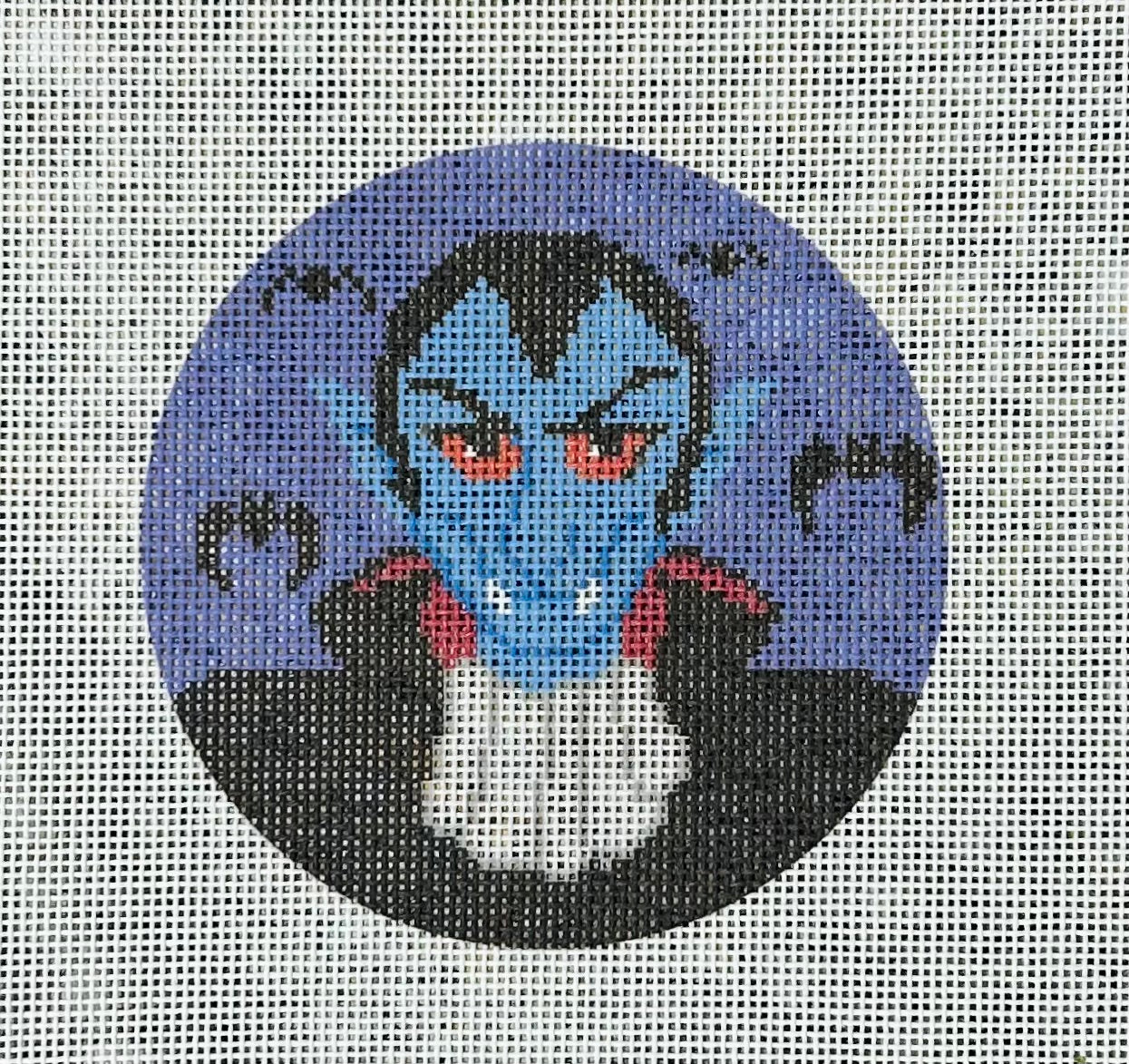 Misty Morrow Dracula Round – Barbara's Needlepoint