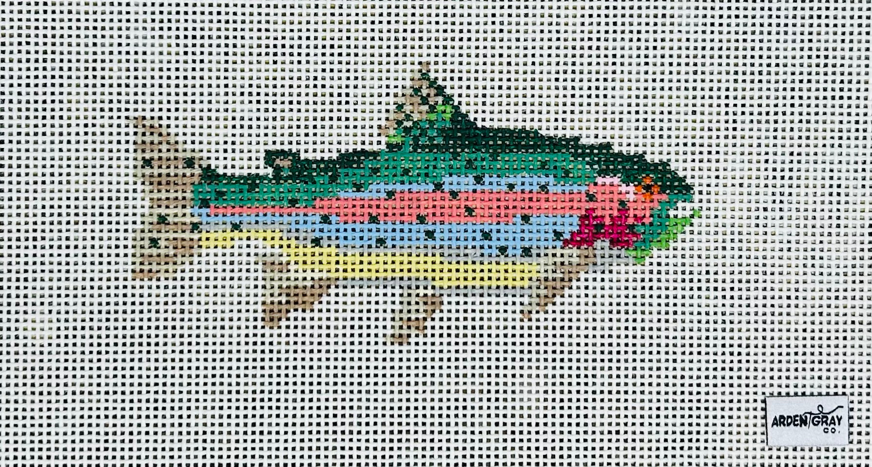 Arden Gray Rainbow Trout – Barbara's Needlepoint