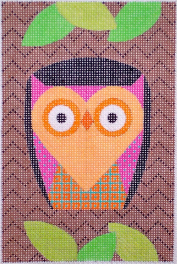 Eyecandy Hoot Owl Solo – Barbara's Needlepoint