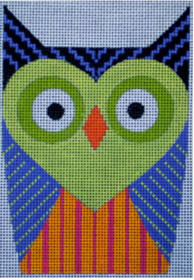 Eyecandy Spooky Owl – Barbara's Needlepoint