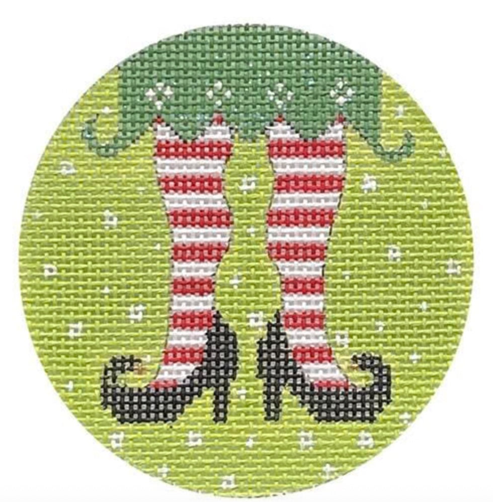 Alice Peterson Girl Elf Feet – Barbara's Needlepoint