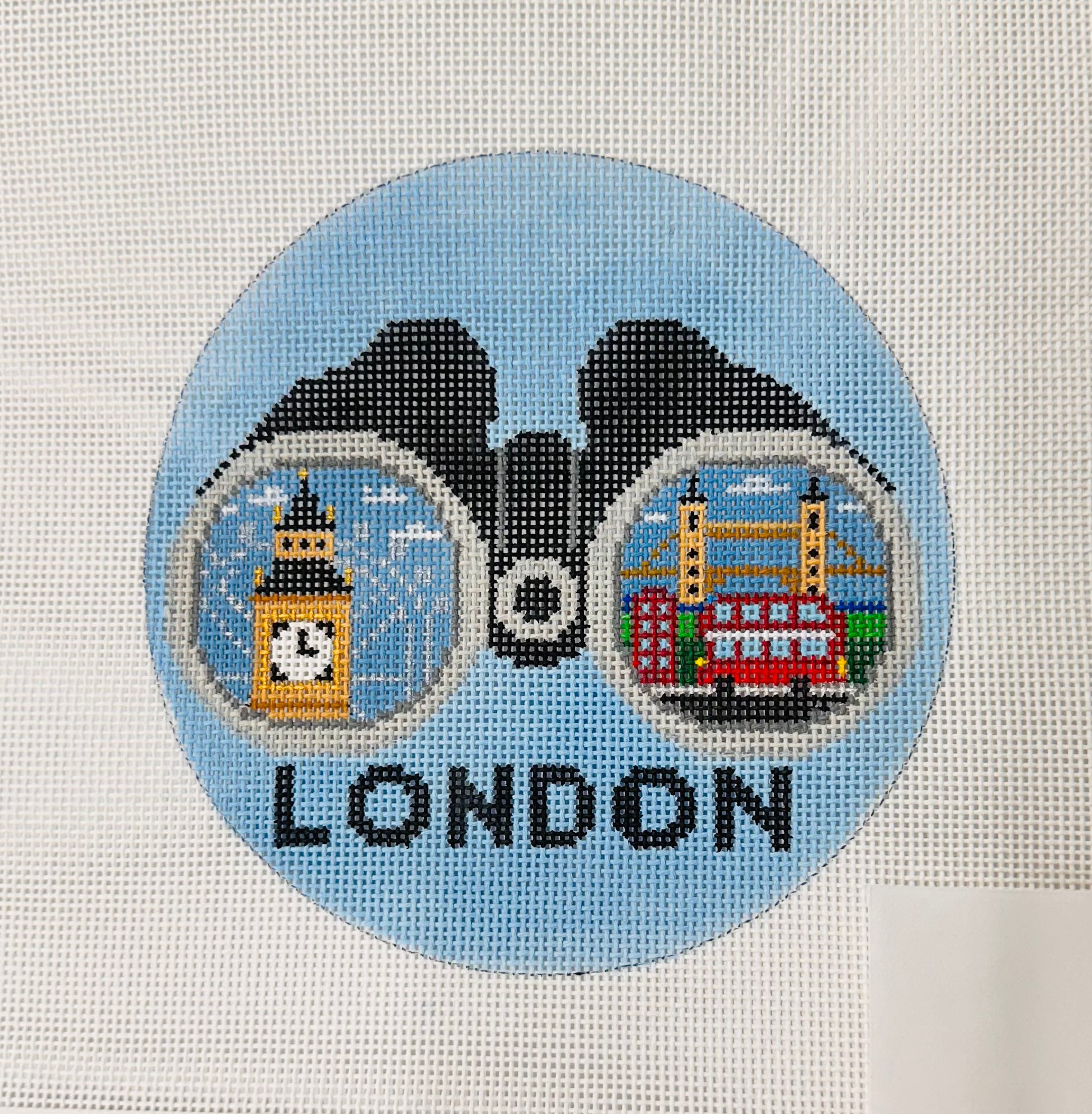 Meredith Collection Eye Spy - London* – Barbara's Needlepoint
