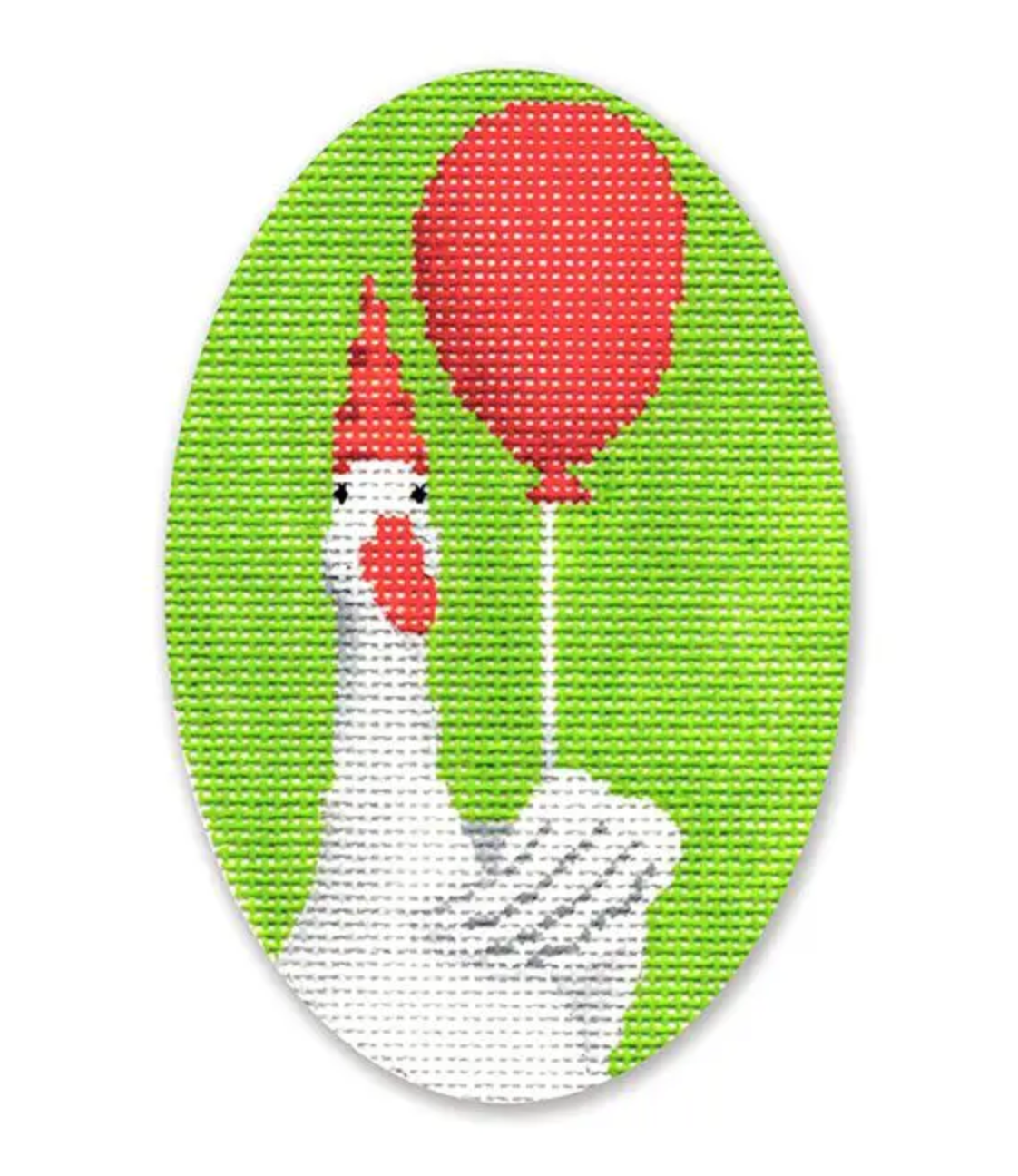 Scott Church Goose with Balloon – Barbara's Needlepoint