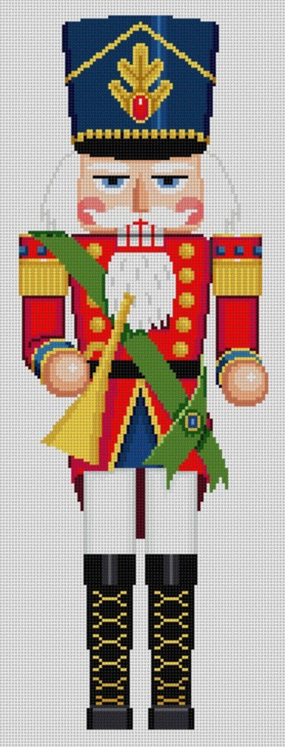 Susan Roberts Nutcracker Nutcracker Trumpeter – Barbara's Needlepoint