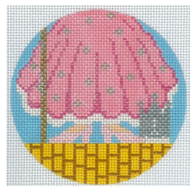 Meredith Collection Glinda Round – Barbara's Needlepoint