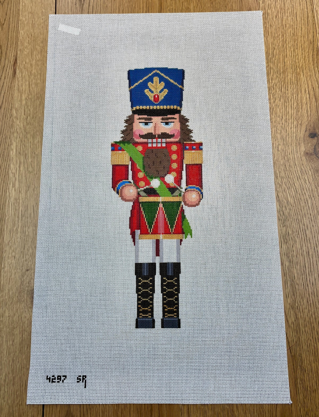 Susan Roberts Drummer Nutcracker 18 inch Stand Up – Barbara's Needlepoint