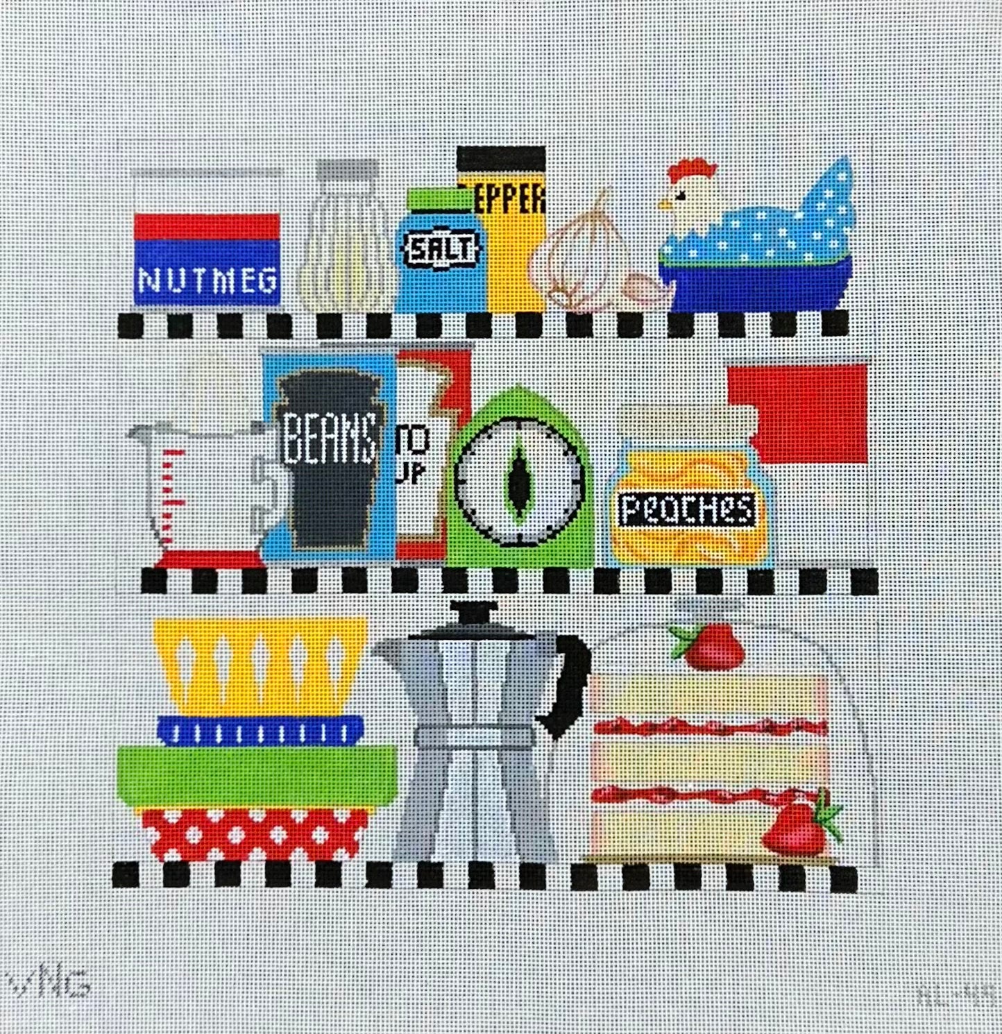 VNG Kitchen Shelves – Barbara's Needlepoint