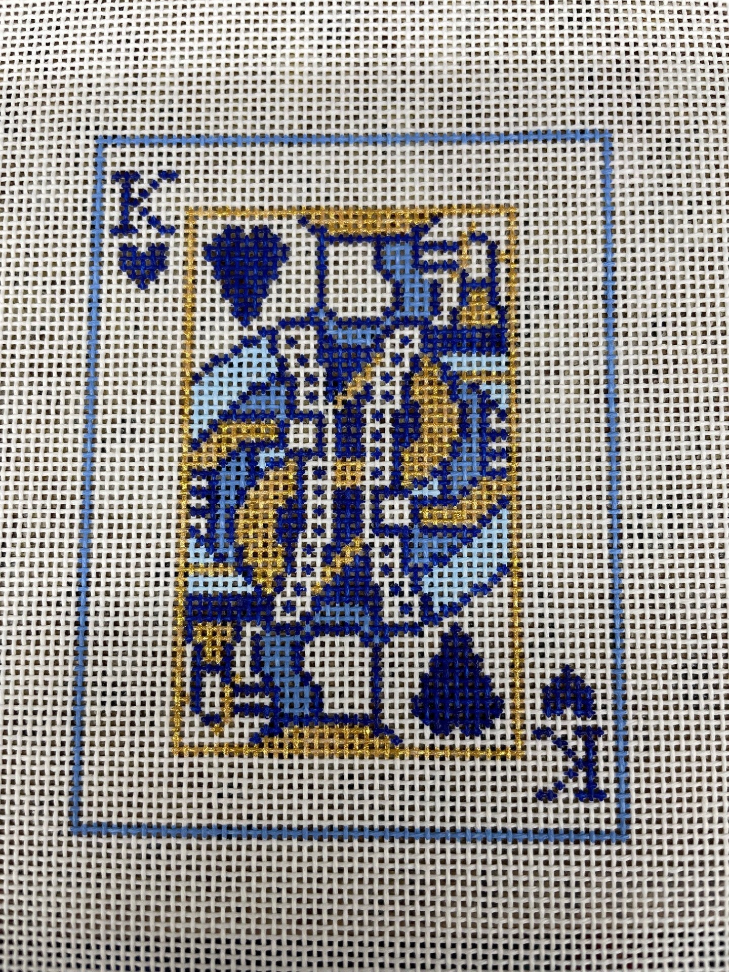 Coco Frank King of Hearts – Barbara's Needlepoint