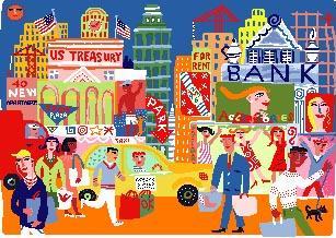 Birds of a Feather City Scene – Barbara's Needlepoint