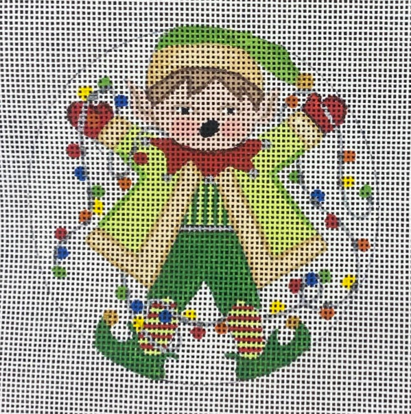 Cindy and Beth Leon the Elf – Barbara's Needlepoint