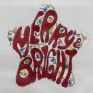 Cindy and Beth Merry Bright Christmas Star – Barbara's Needlepoint