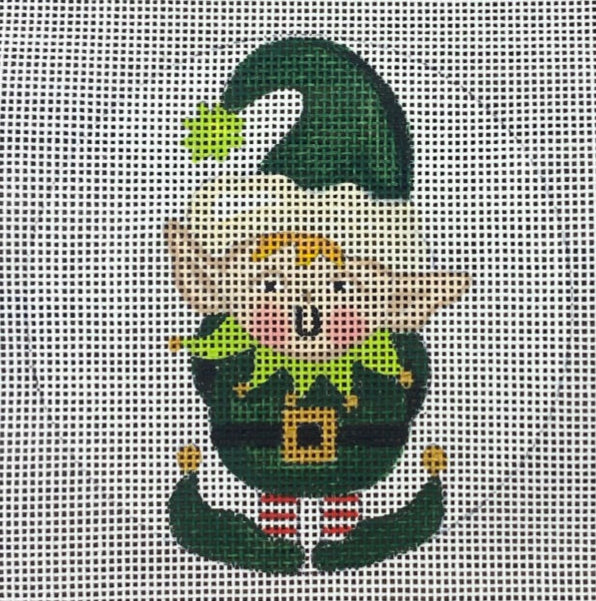 Cindy and Beth Oscar the Elf – Barbara's Needlepoint