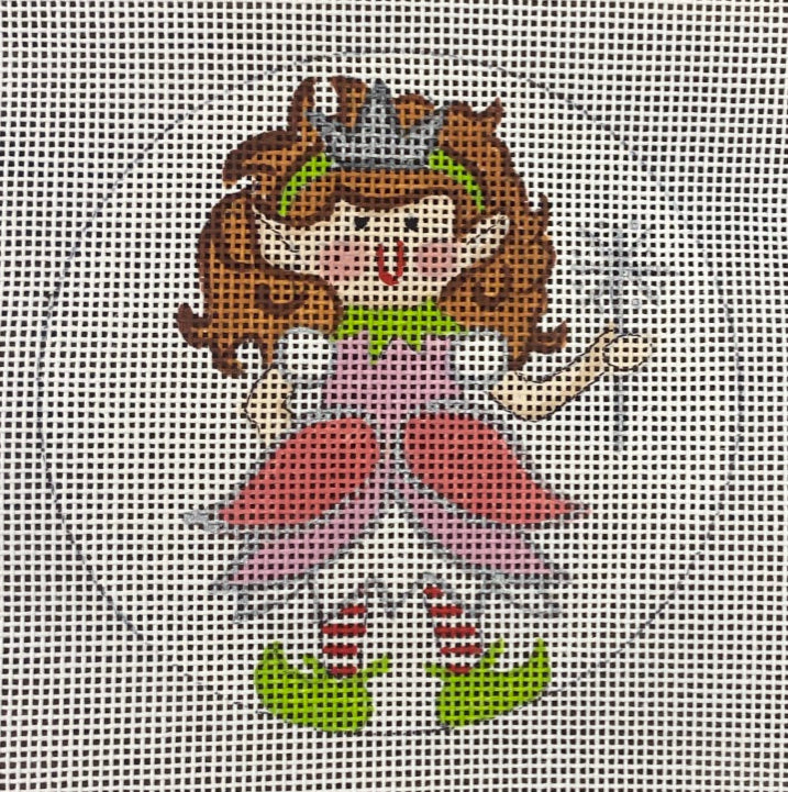 Cindy and Beth Patty the Elf – Barbara's Needlepoint