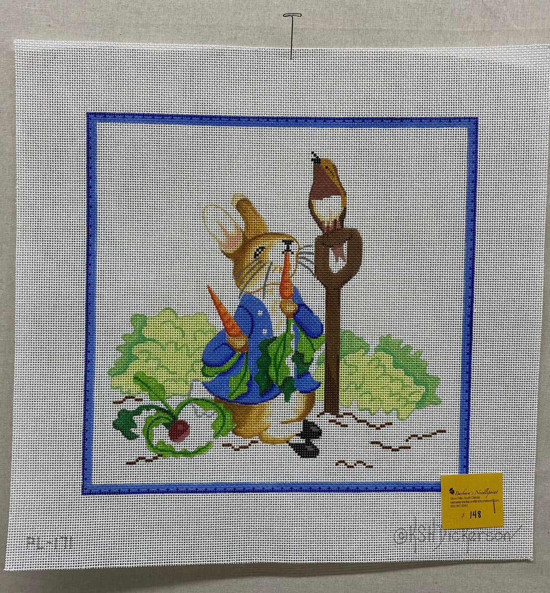 Peter Rabbit in Mr. McGregor's Garden – Barbara's Needlepoint