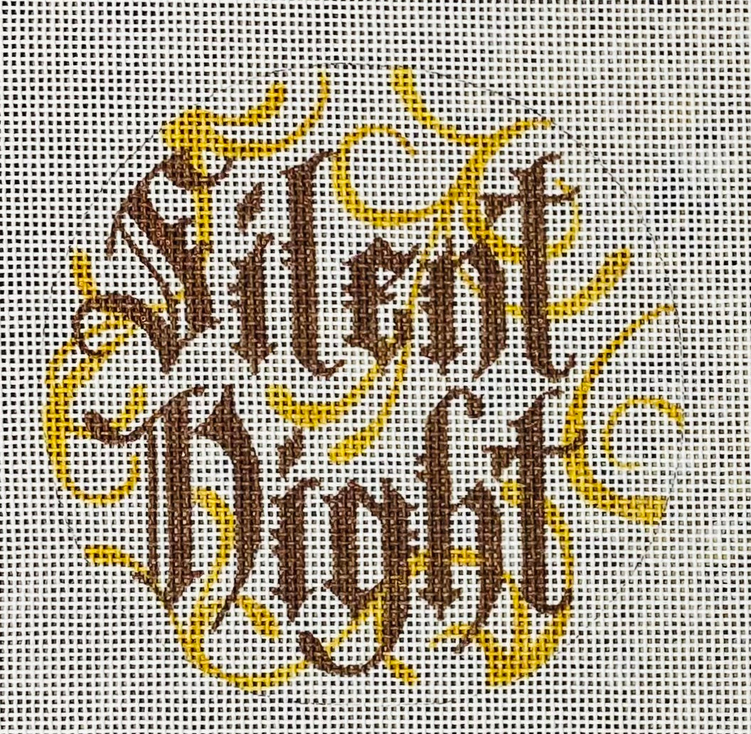 Silent Night Round – Barbara's Needlepoint